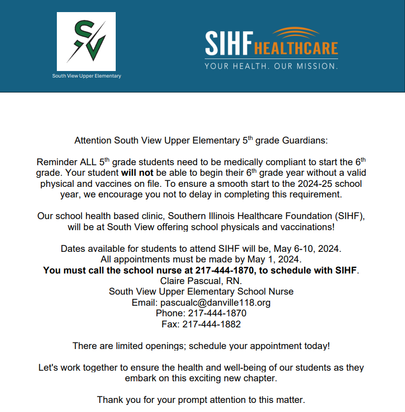 South View Upper Elementary / Homepage